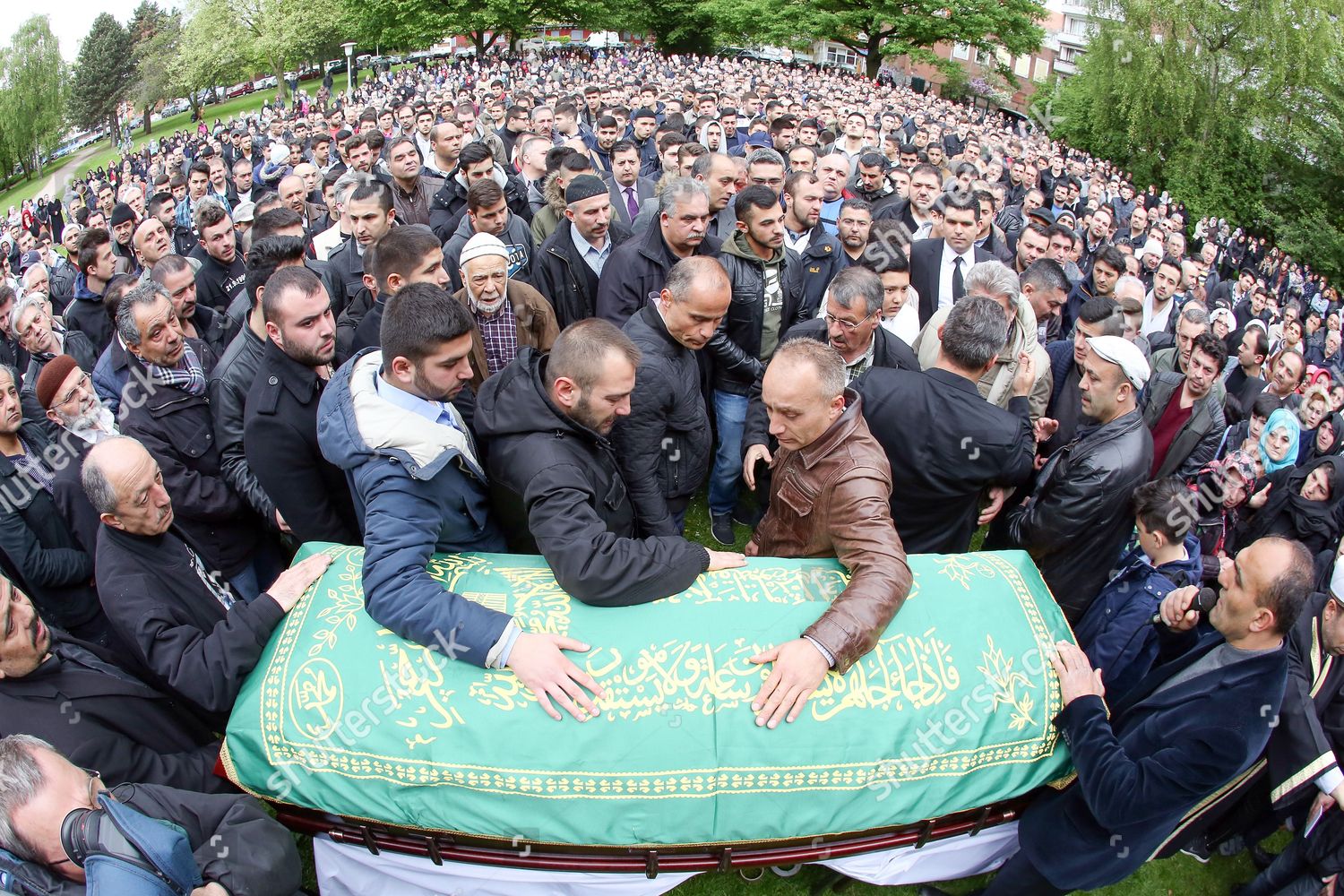 Relatives Friends Stand Coffin Diren Dede Editorial Stock Photo - Stock ...