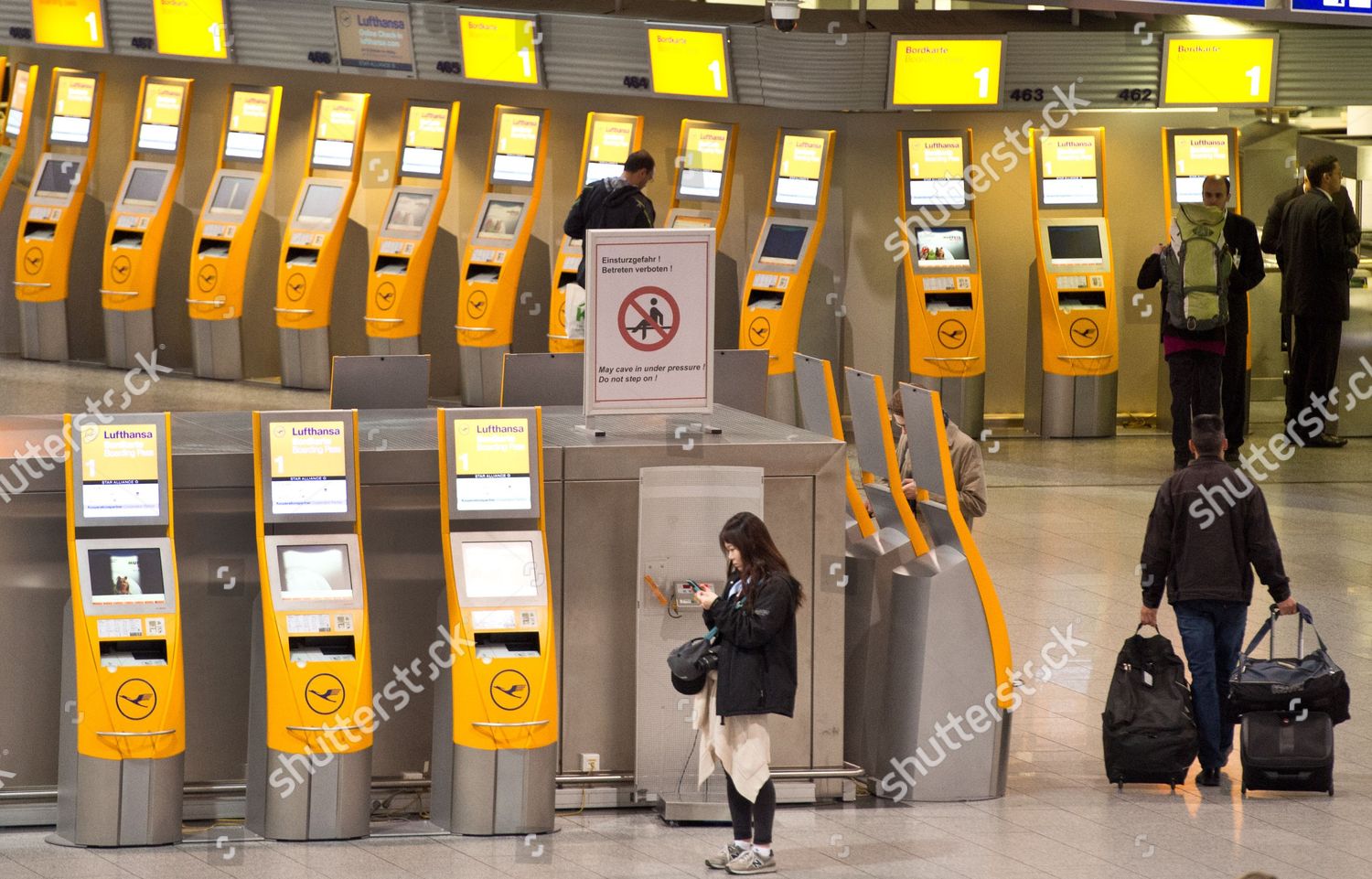 Self Checkin Counters German Carrier Lufthansa Editorial Stock Photo ...