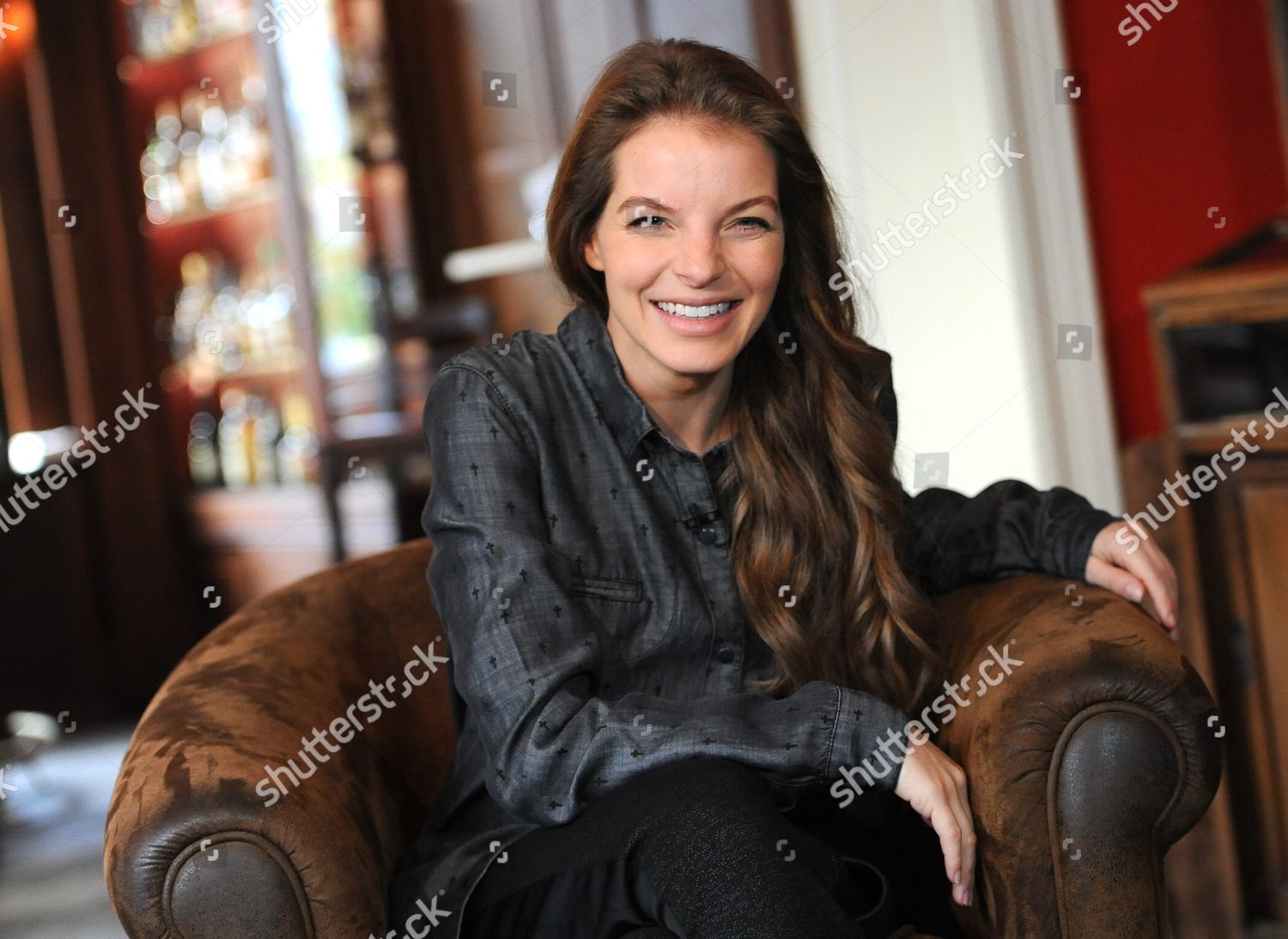 German Singer Yvonne Catterfeld Speaks About Editorial Stock Photo ...