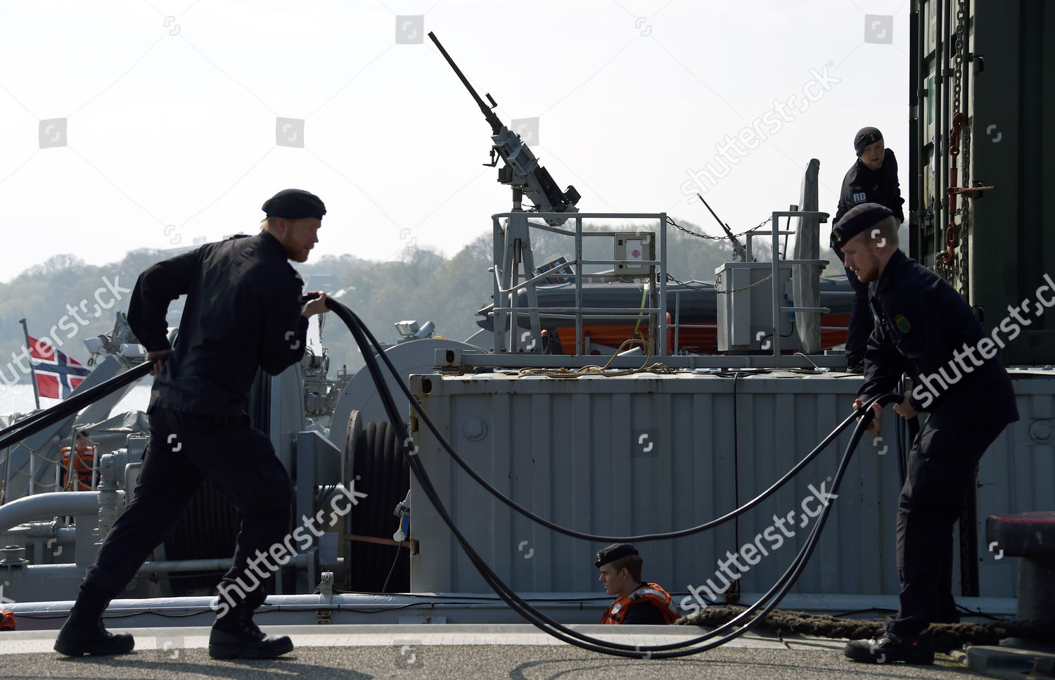 Crew Members Valkyrien Norwegian Command Ship Editorial Stock Photo ...
