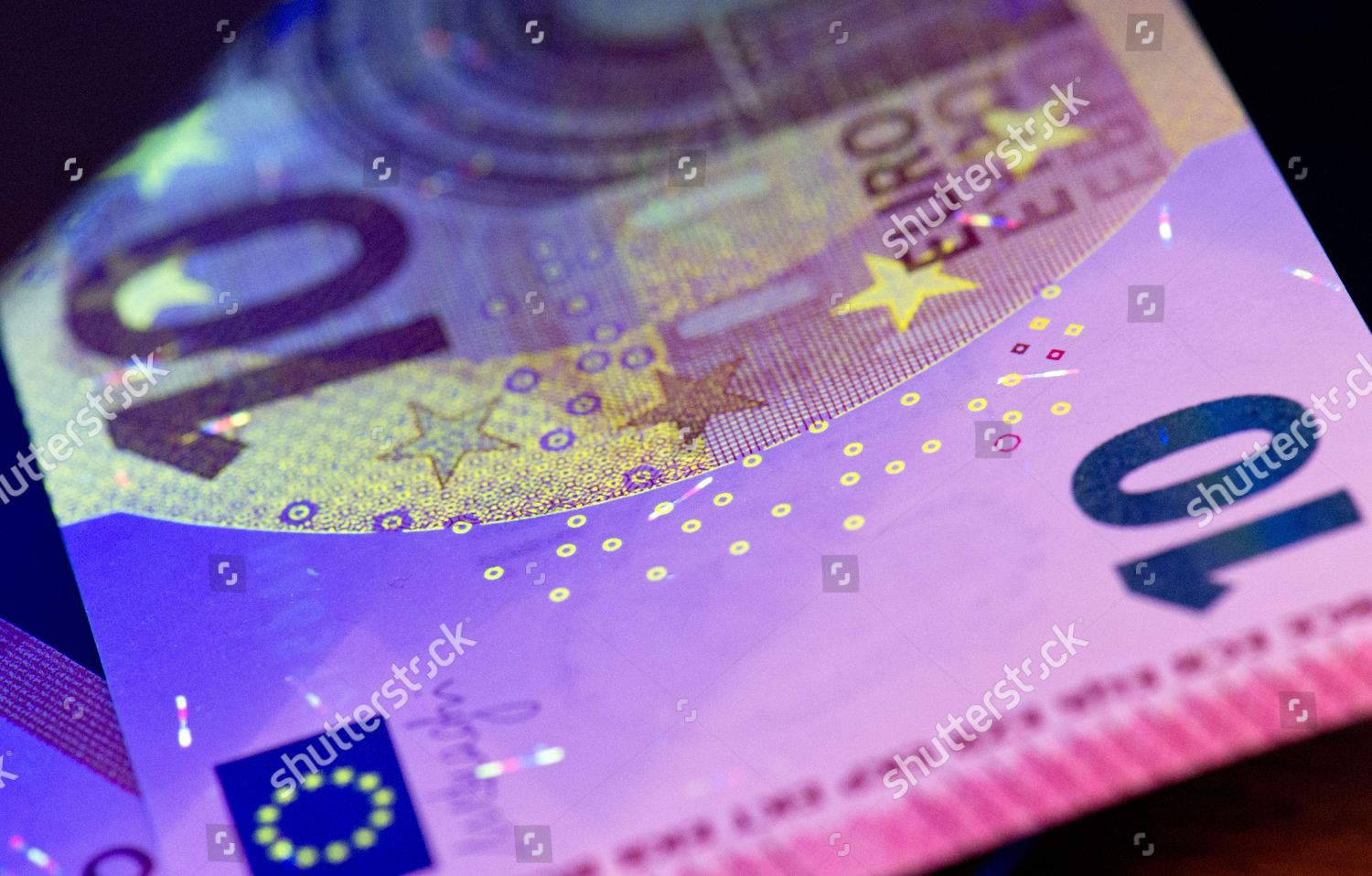 Special Security Features New 10euro Banknote Editorial Stock Photo ...