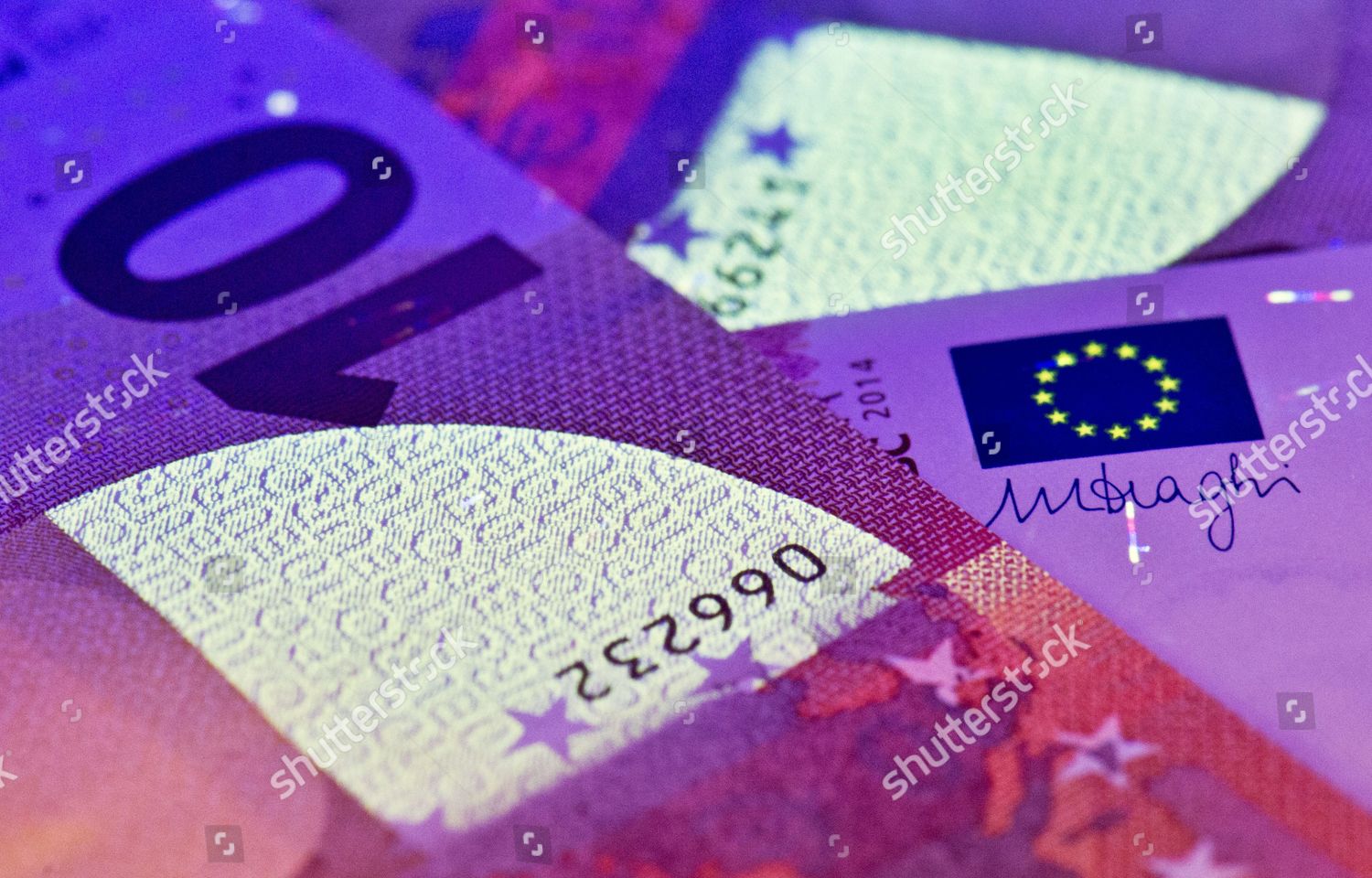 Special Security Features New 10euro Banknote Editorial Stock Photo ...
