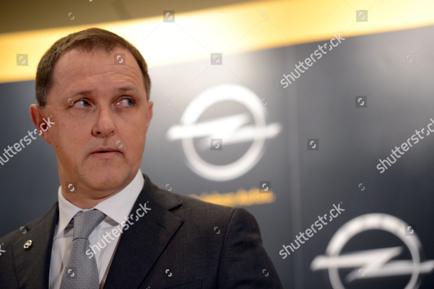 Opel Interim Chief Thomas Sedran Seen Editorial Stock Photo - Stock ...