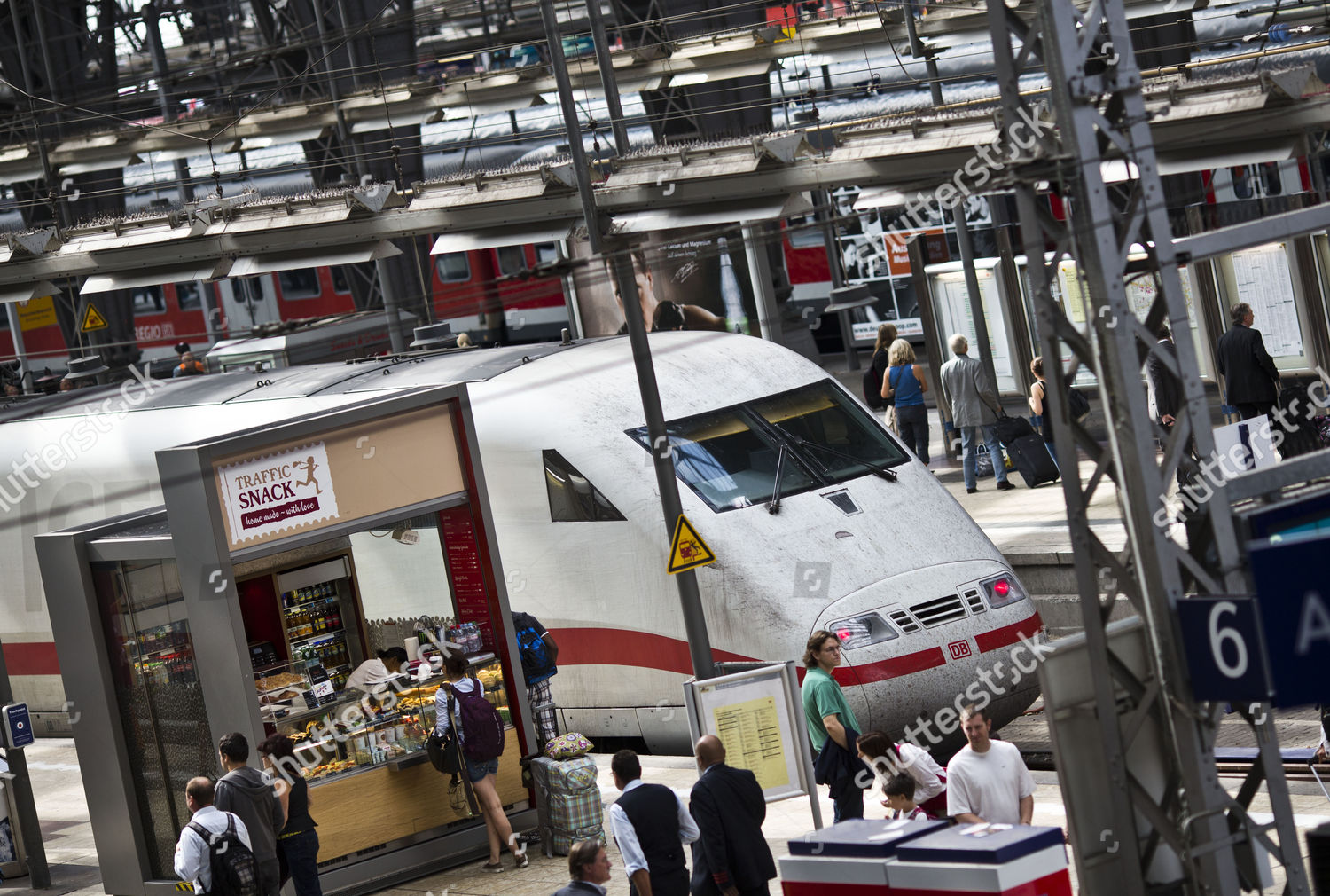 Intercityexpress Ice Train Pictured Train Station Editorial Stock Photo ...