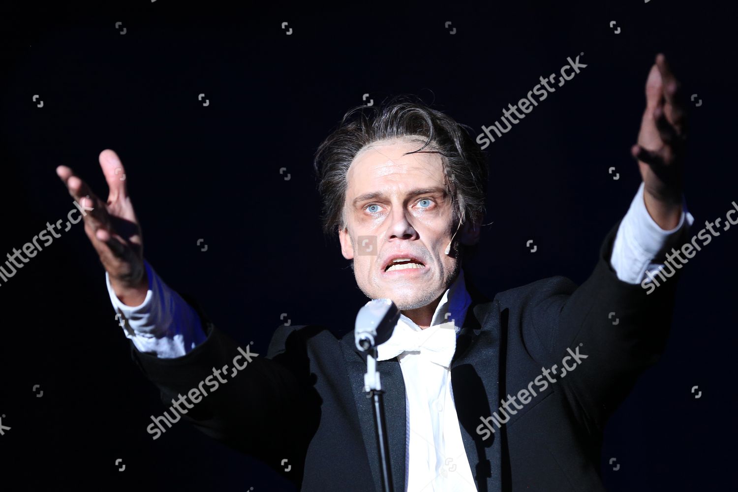 German Actor Andreas Hutzel Performs Late Editorial Stock Photo - Stock ...