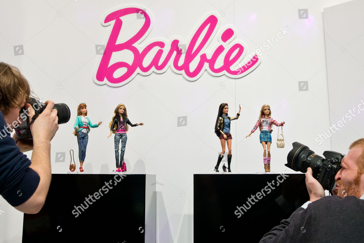 New Deluxe Fashionista Barbie Dolls Displayed Editorial Stock Photo ...