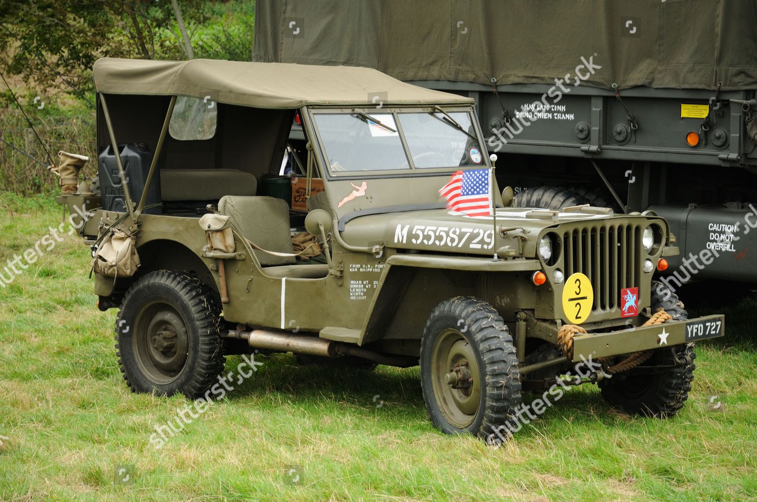 1940s Us Army Willys Mb Jeep Editorial Stock Photo - Stock Image ...