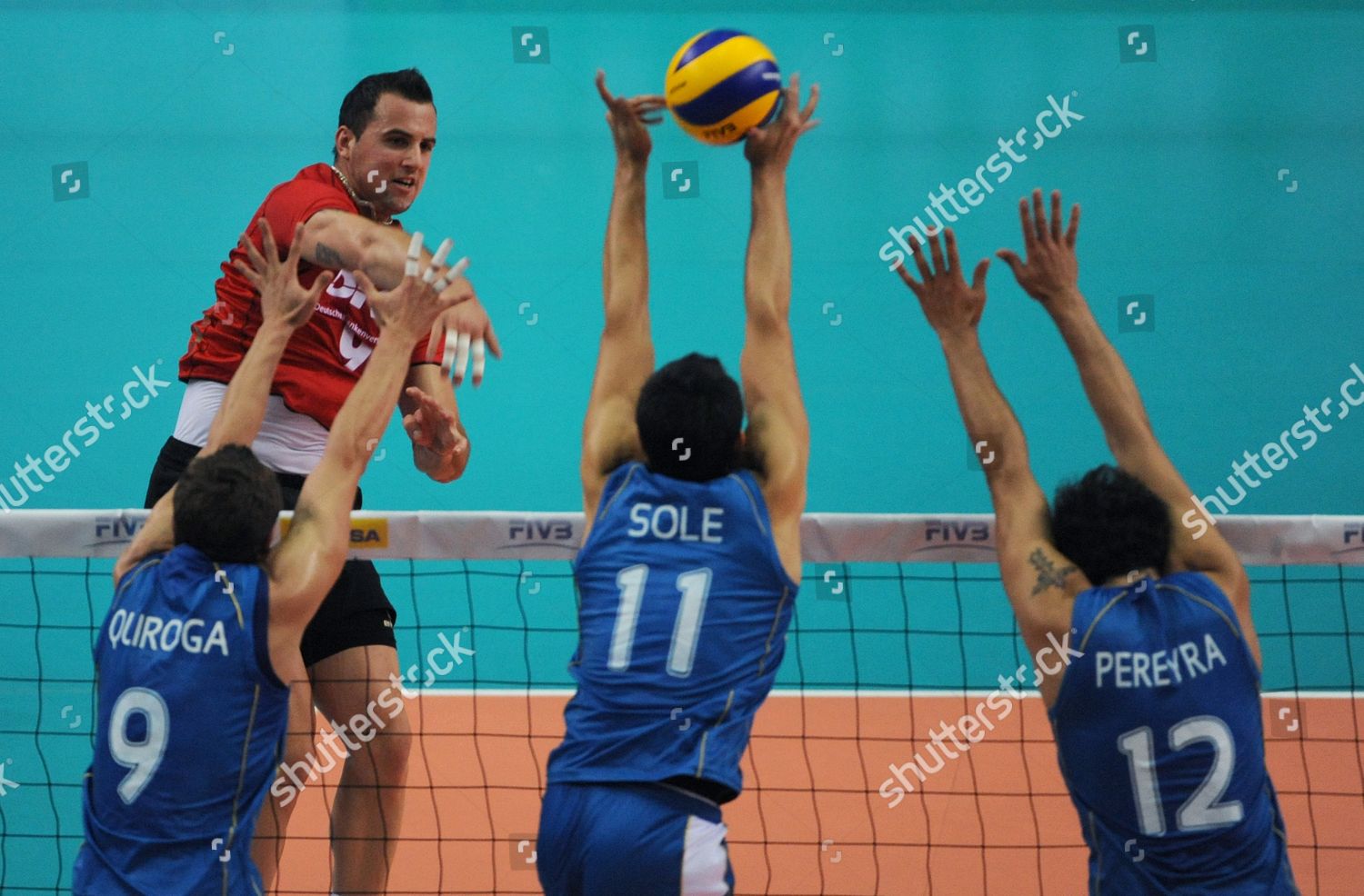 German Player Gyorgy Grozer Facing Spikes Editorial Stock Photo - Stock ...