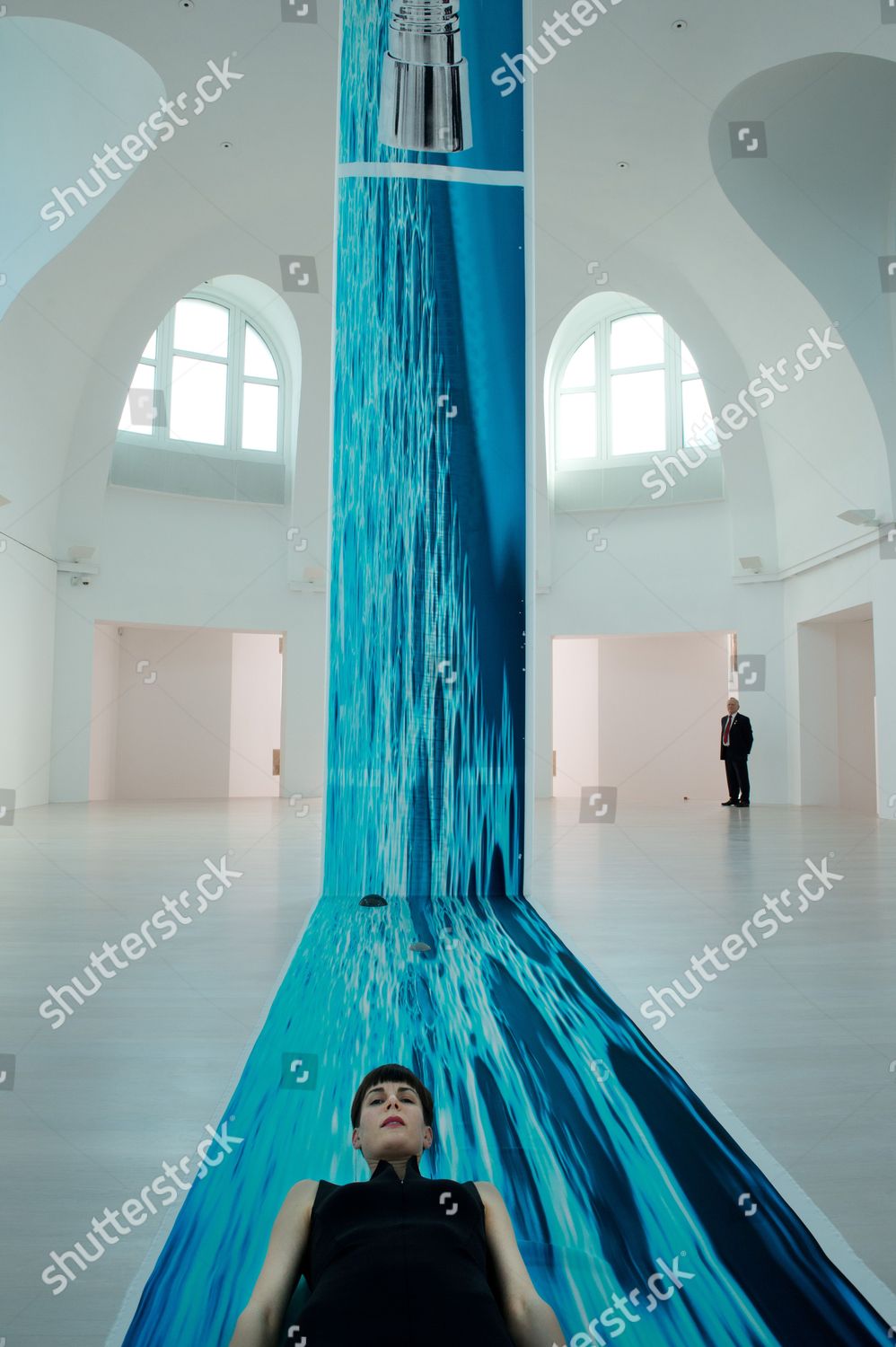 British Artist Alice Channer Sits On Editorial Stock Photo - Stock ...