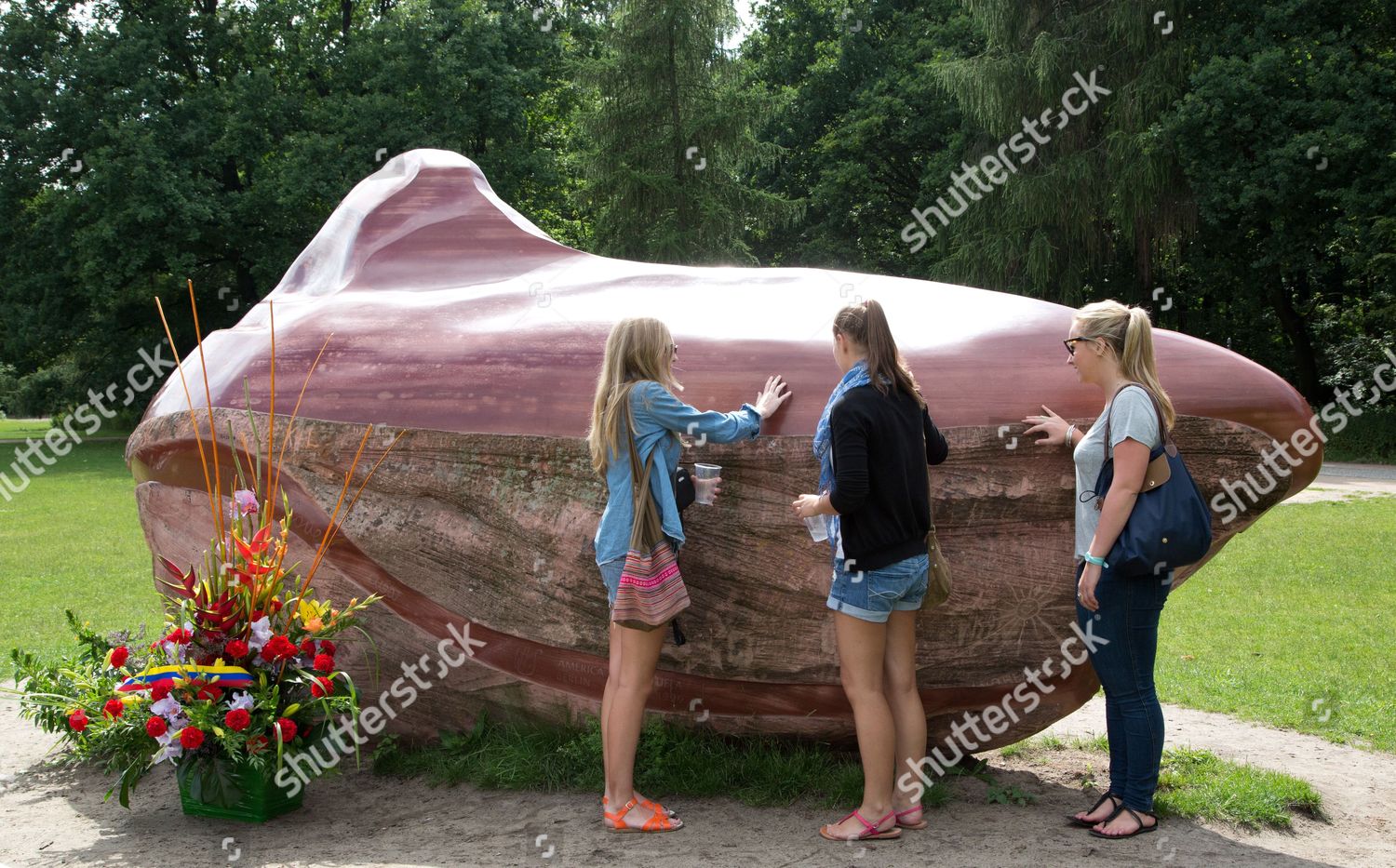 British Tourists Touch Stone Venezuela Which Editorial Stock Photo ...