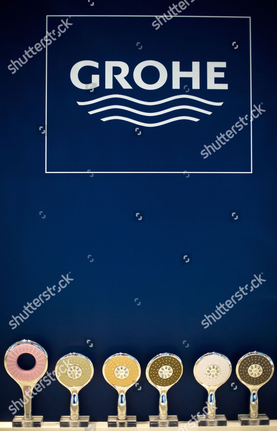 Grohe Logo Seen Above Variety Shower Editorial Stock Photo - Stock ...