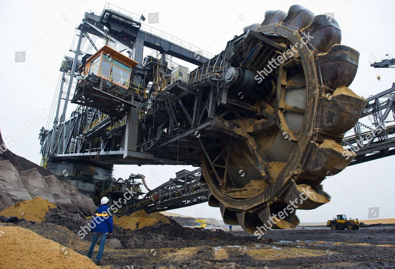 Huge Bucket Wheel Excavator Seen Vattenfall Editorial Stock Photo ...