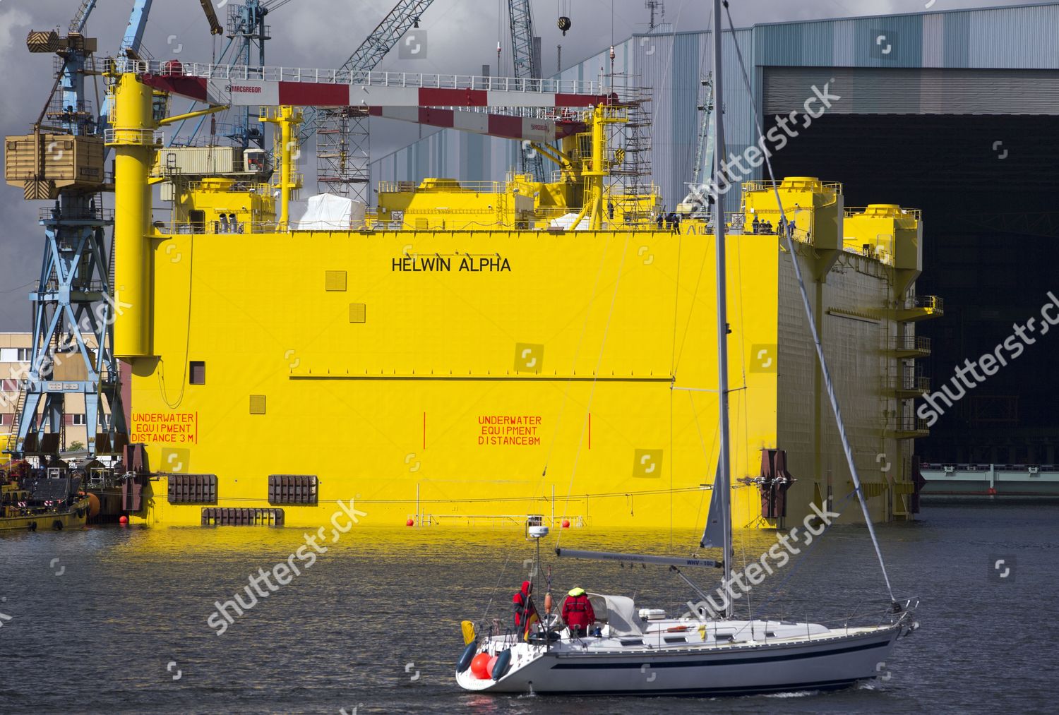Offshore Platform Helwin Alpha Lies Front Editorial Stock Photo - Stock ...