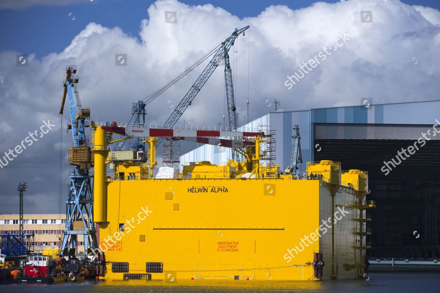 Offshore Platform Helwin Alpha Lies Front Editorial Stock Photo - Stock ...