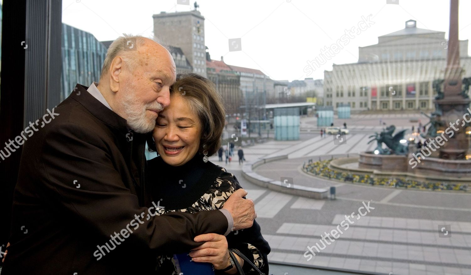 German Conductor Kurt Masur Hugs His Editorial Stock Photo - Stock ...