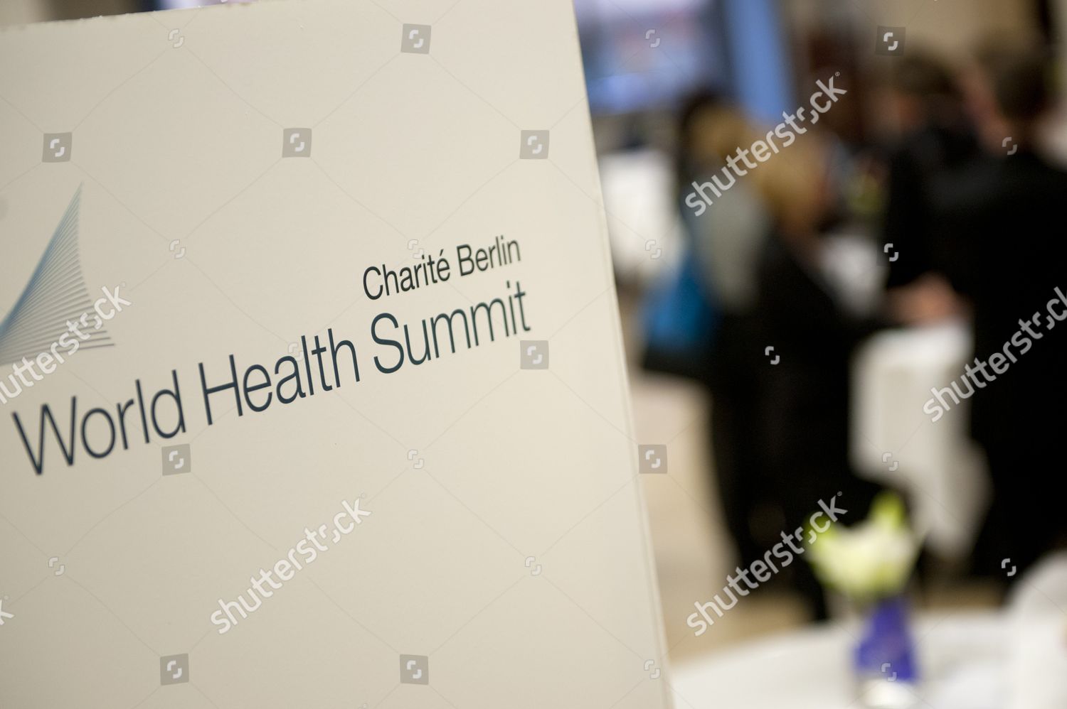 Participants World Health Summit Talk Foyer Editorial Stock Photo ...