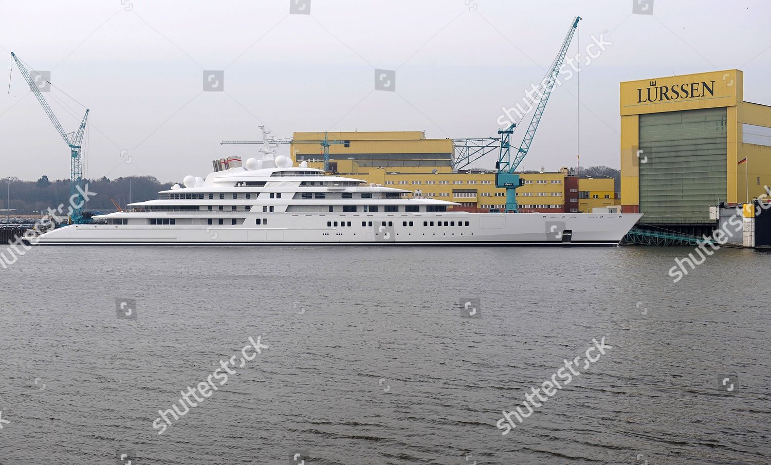 Worlds Longest Luxury Yacht 180 Meter Editorial Stock Photo - Stock ...