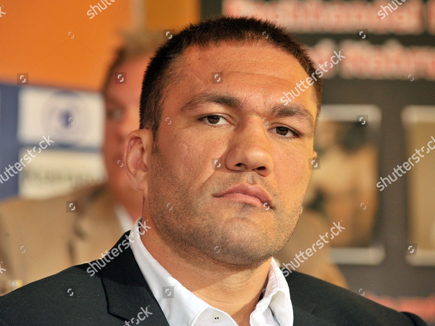Bulgarian Boxer Kubrat Pulev Attends Press Editorial Stock Photo ...