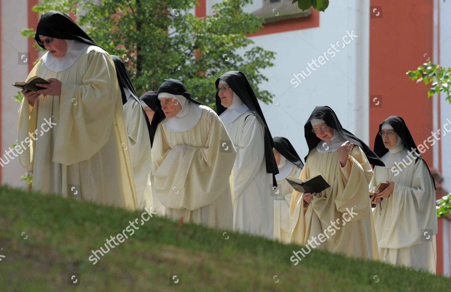 Nuns Cistercians Abbey St Marienstern Attend Editorial Stock Photo ...