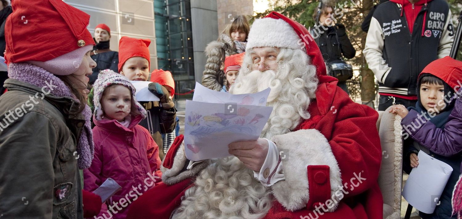 Finnish Santa Claus Official Finnish Hometown Editorial Stock Photo ...