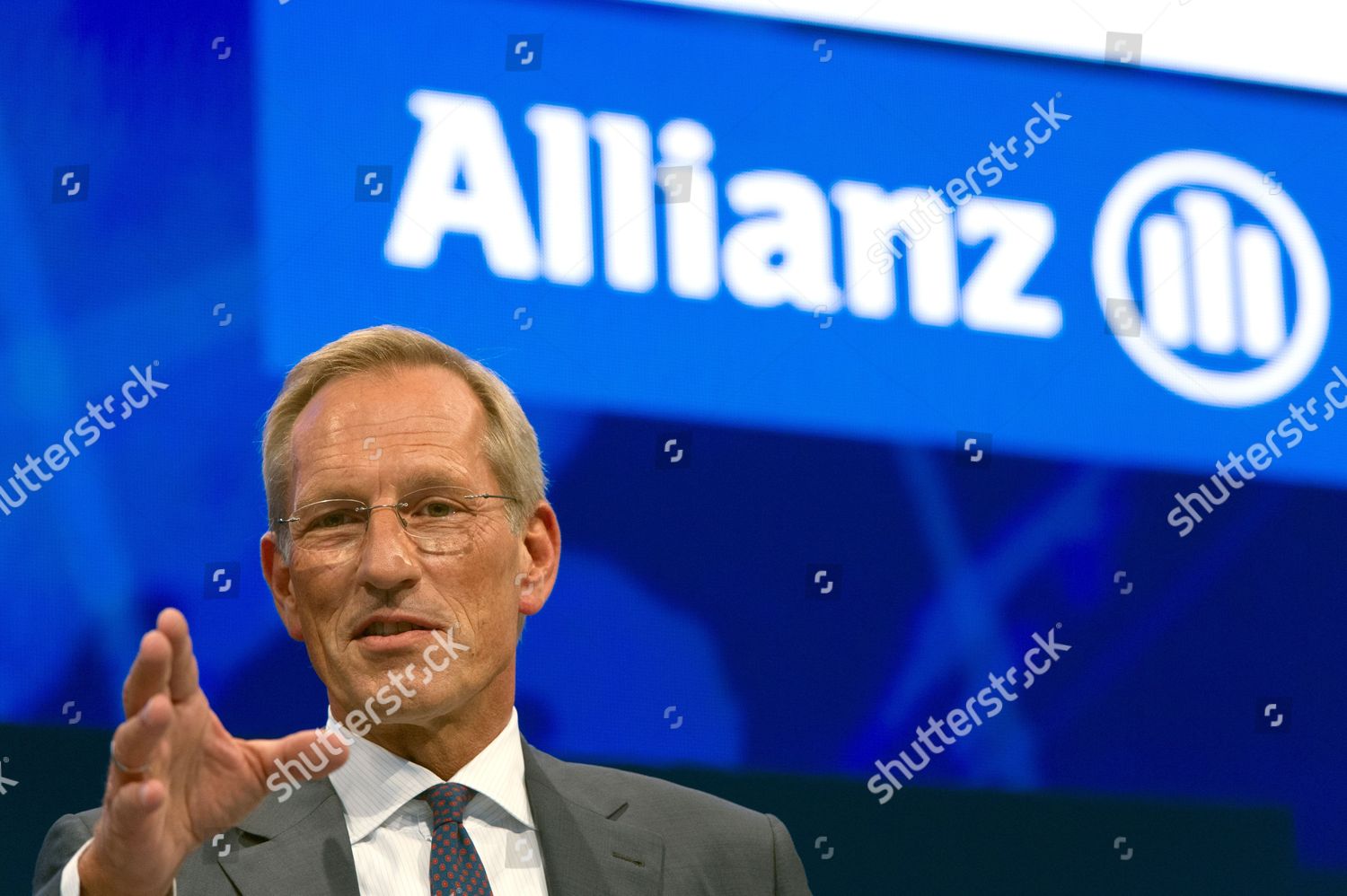 Ceo Allianz Se Michael Diekmann Gestures Editorial Stock Photo - Stock ...