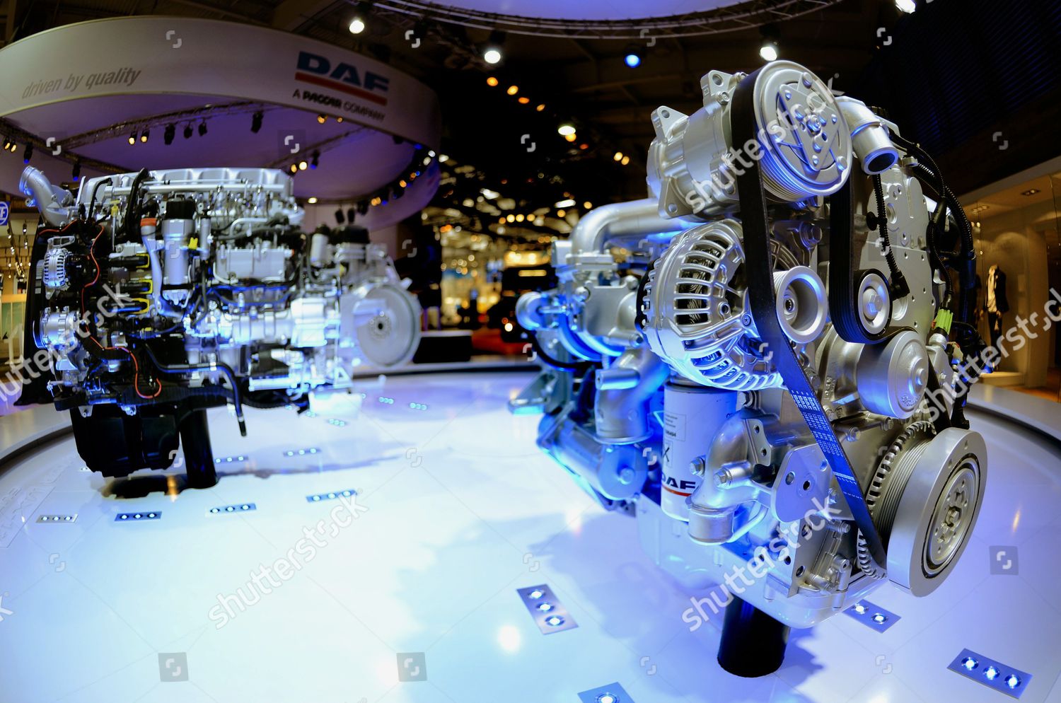 Daf Truck Engines On Display International Editorial Stock Photo ...