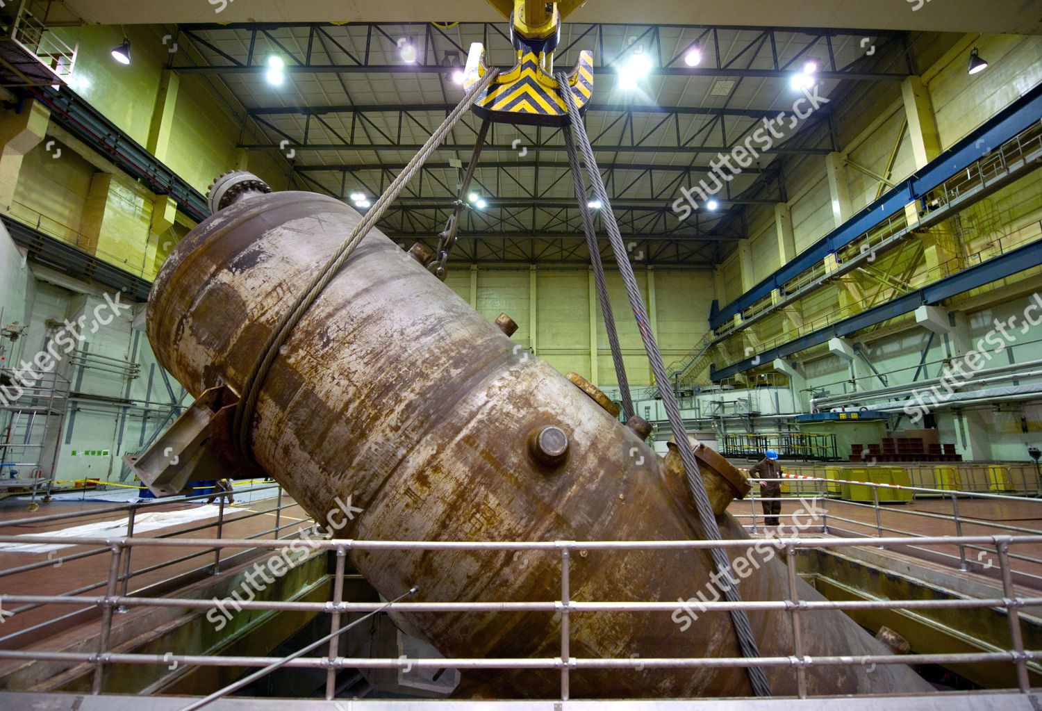 156 TON STEAM GENERATOR LIFTED OUT Editorial Stock Photo - Stock Image ...
