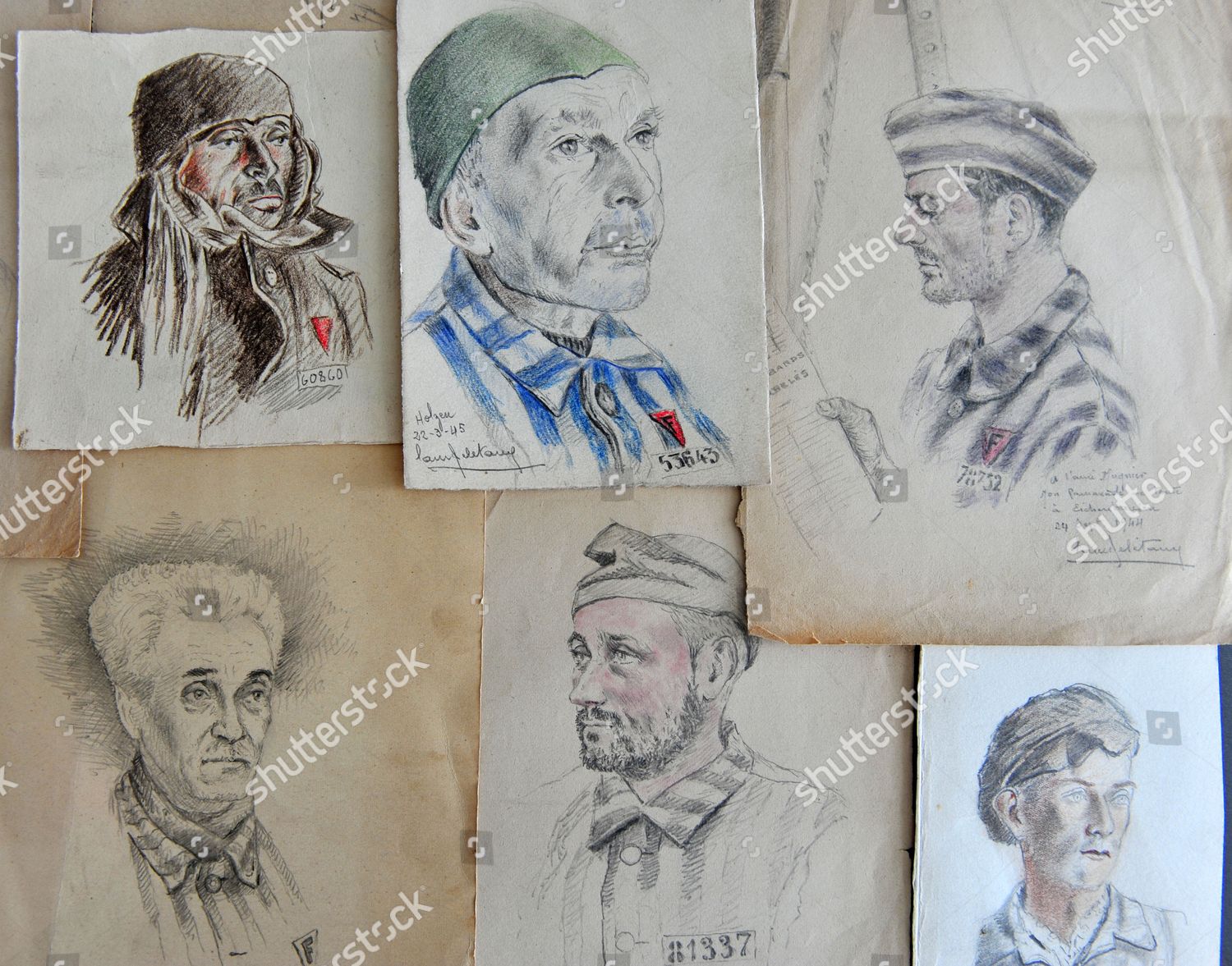 Drawings By Former Concentration Camp Inmates Editorial Stock Photo ...