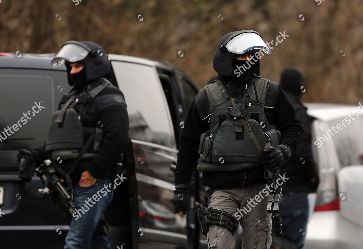 Members Special Police Squad Stand Front Editorial Stock Photo - Stock ...