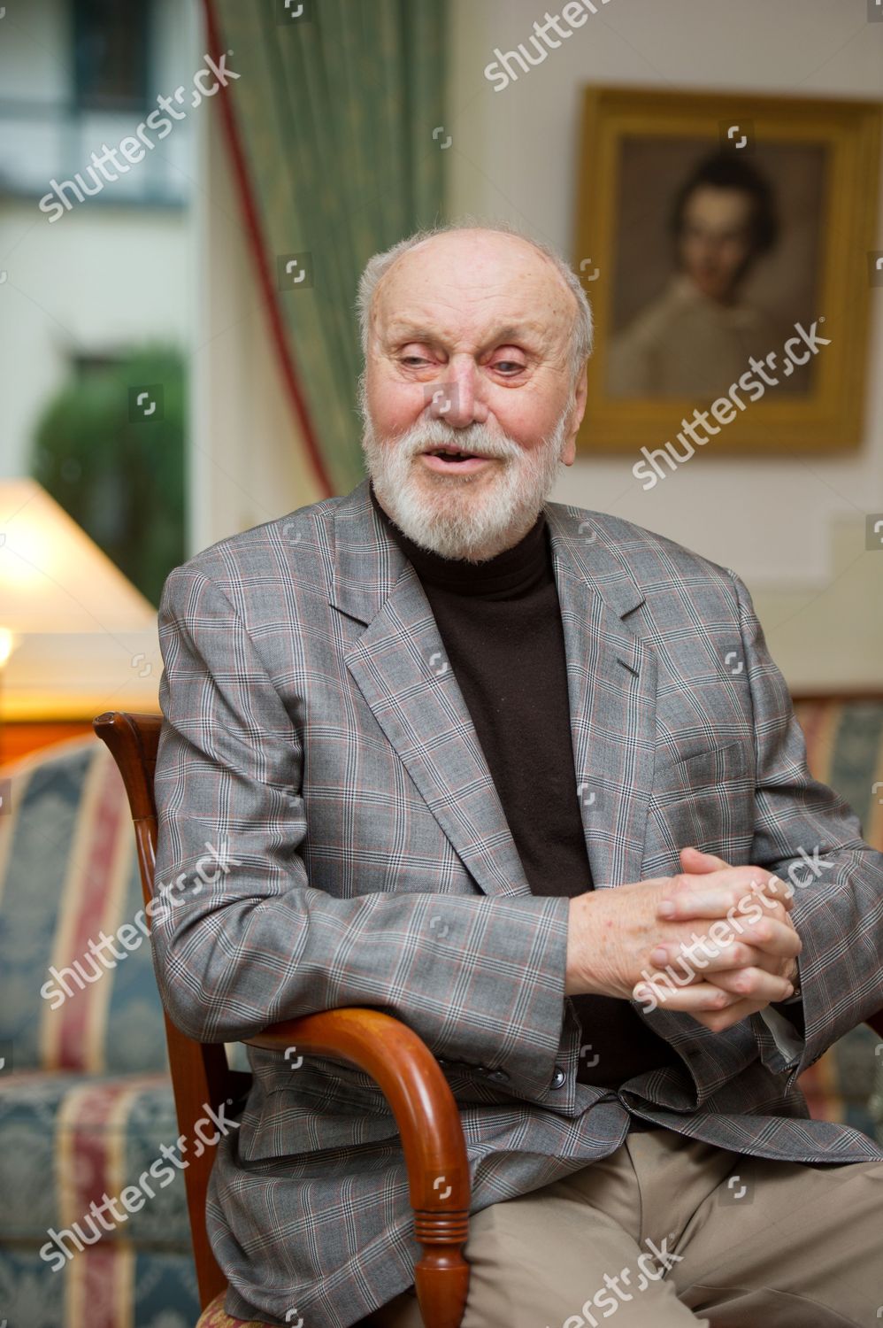 German Conductor Kurt Masur Speaks During Editorial Stock Photo - Stock ...