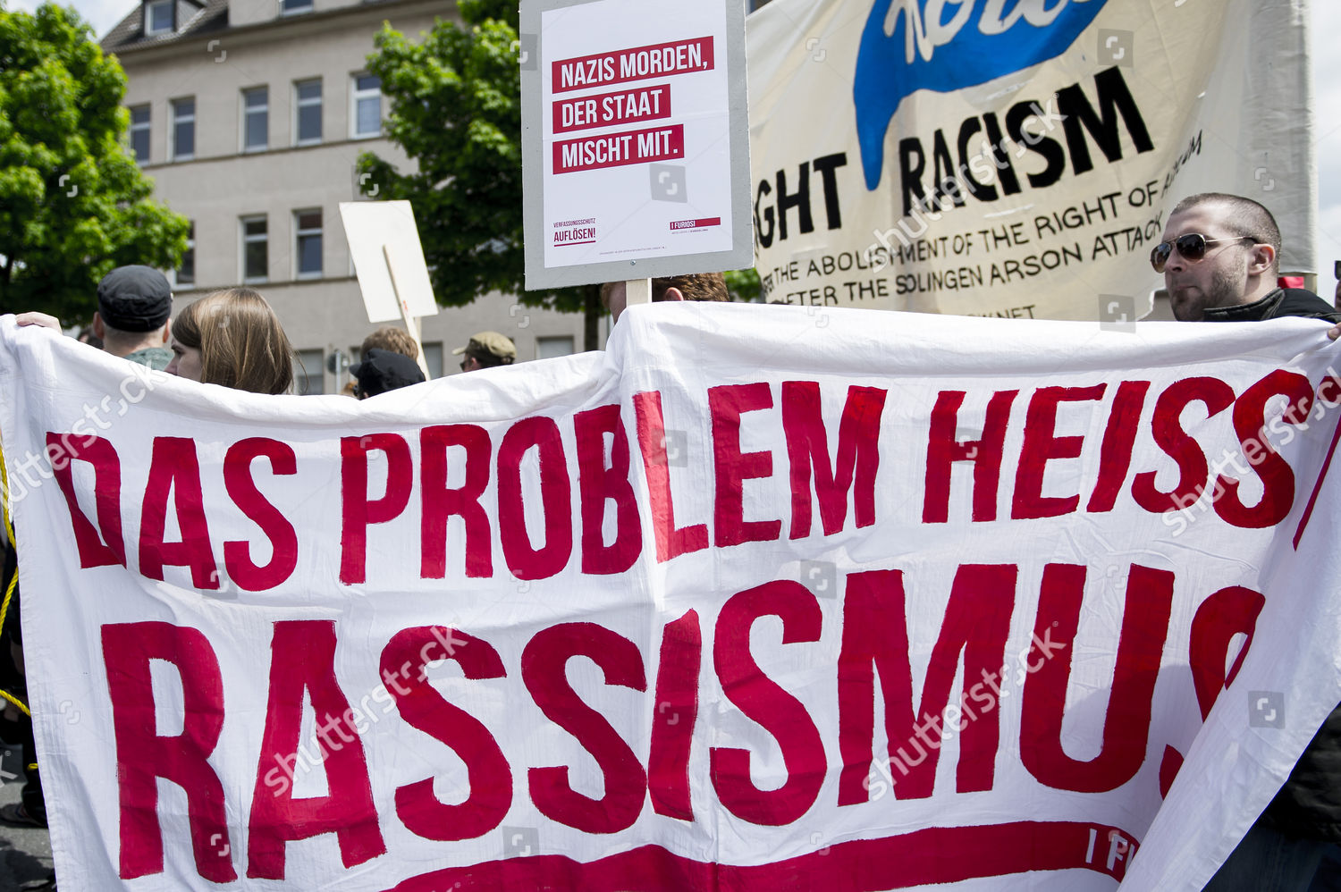 Under Motto Problem Called Racism Das Editorial Stock Photo - Stock ...