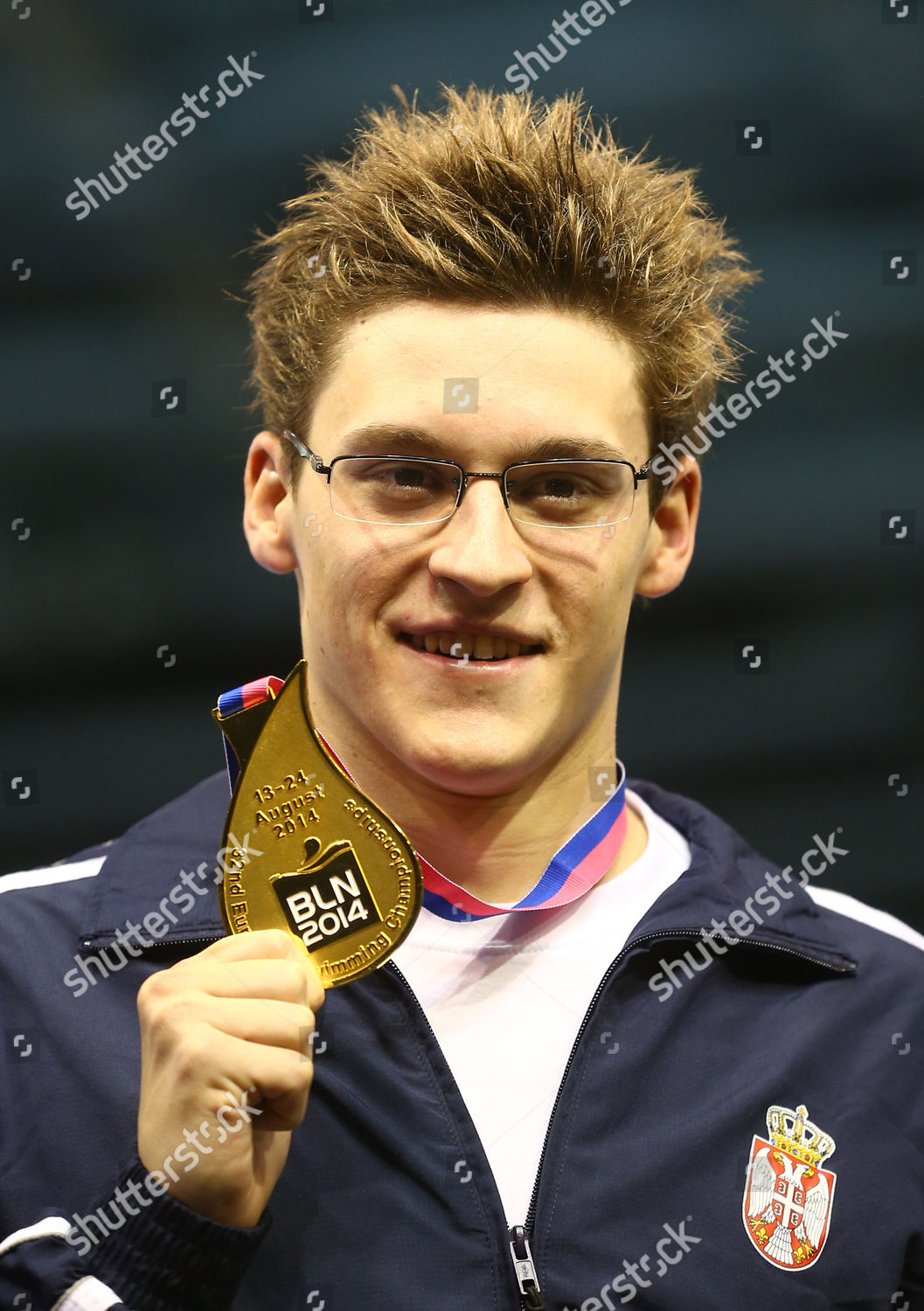 Gold Medalist Velimir Stjepanovic Serbia Poses Editorial Stock Photo ...