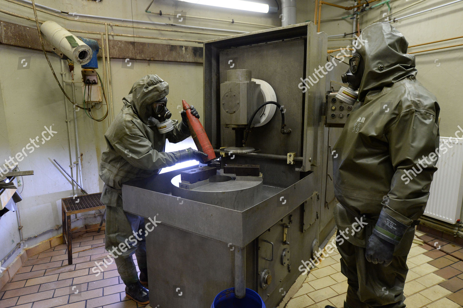 Pyrotechnicians Society Disposal Chemical Agents Military Editorial ...