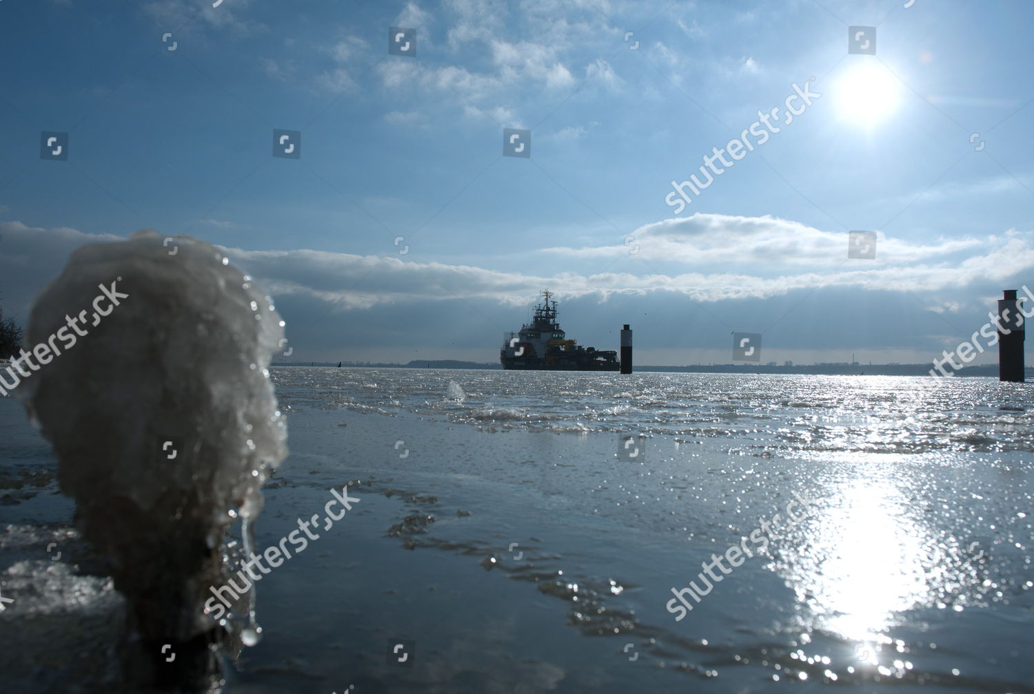 German Icebreaker Arkona Water Shipping Authority Editorial Stock Photo ...