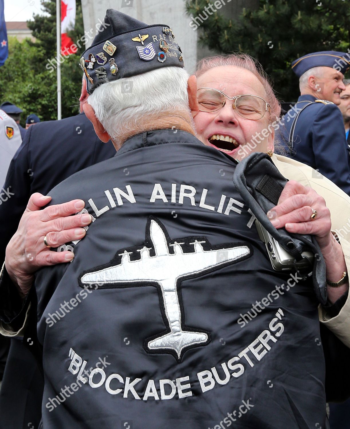 Mercedes Wild Embraces Berlin Airlift Pilot Editorial Stock Photo ...