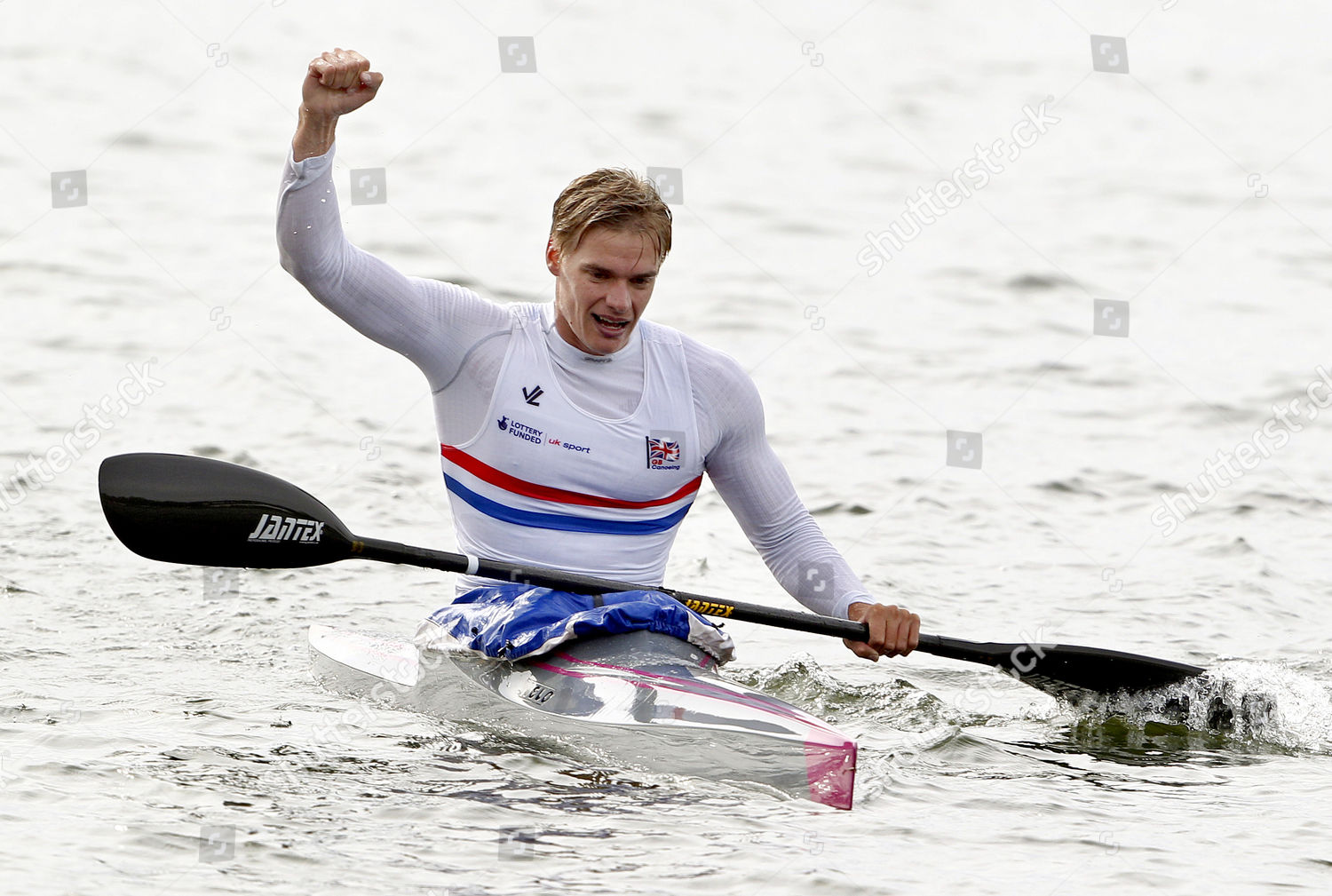 Edward Rutherford Great Britain Celebrates After Editorial Stock Photo ...