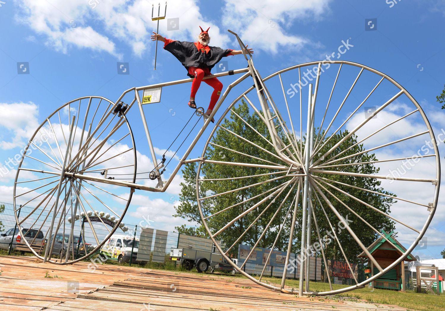 Bicycle Designer Dieter Didi Senft Sits Editorial Stock Photo - Stock ...