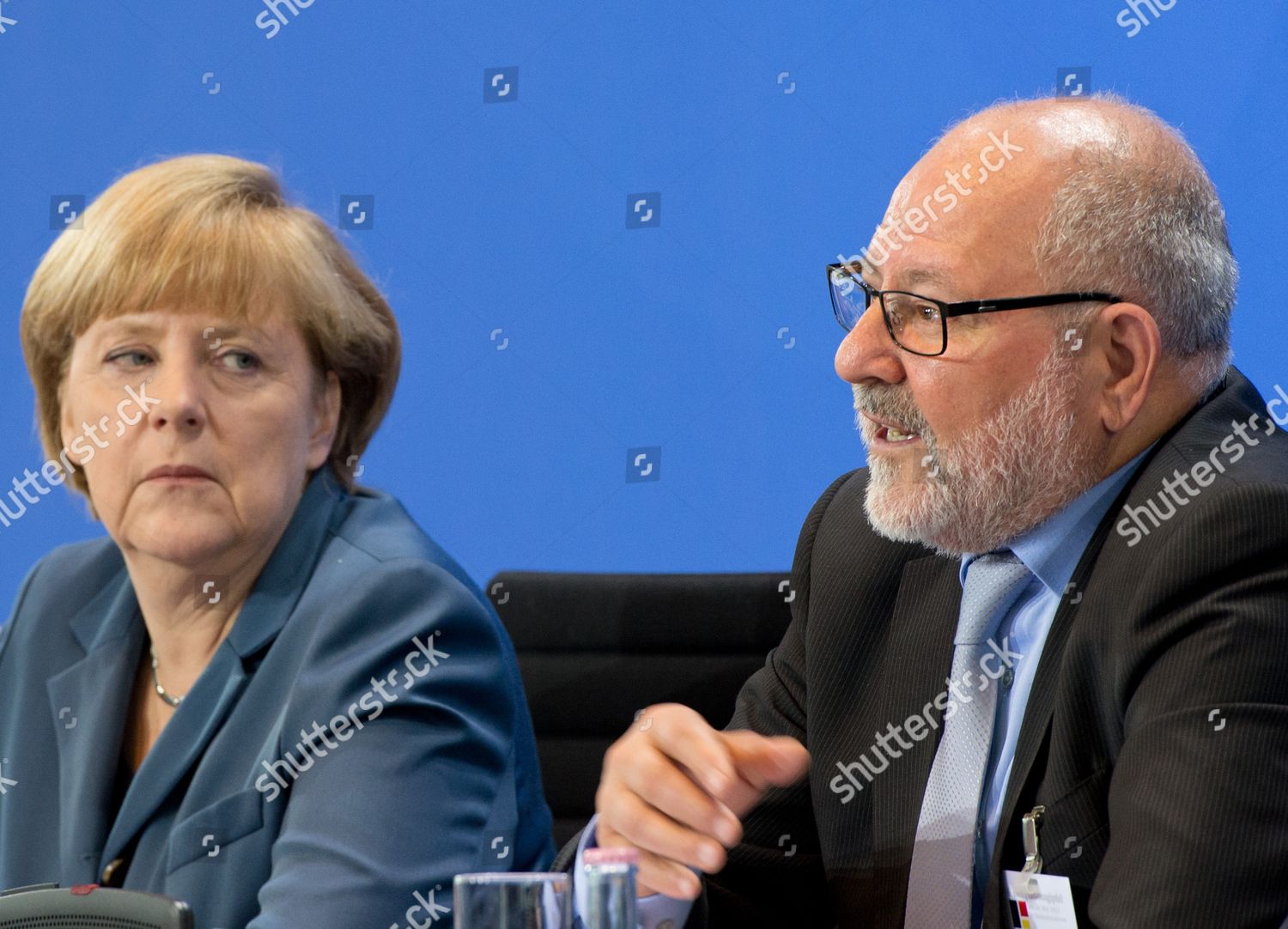 German Chancellor Angela Merkel Recep Keskin Editorial Stock Photo ...