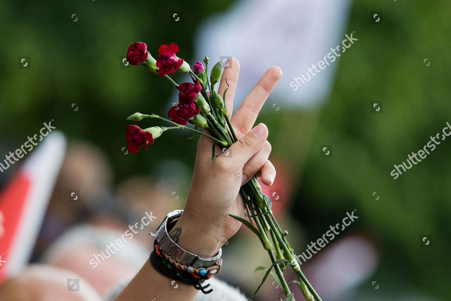 Member Alevi Community Protests Against Speech Editorial Stock Photo ...