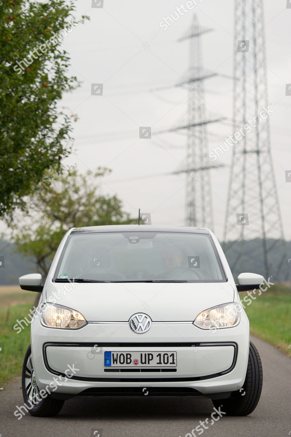 Volkwagen Vw Eup Electric Car Seen Editorial Stock Photo - Stock Image ...
