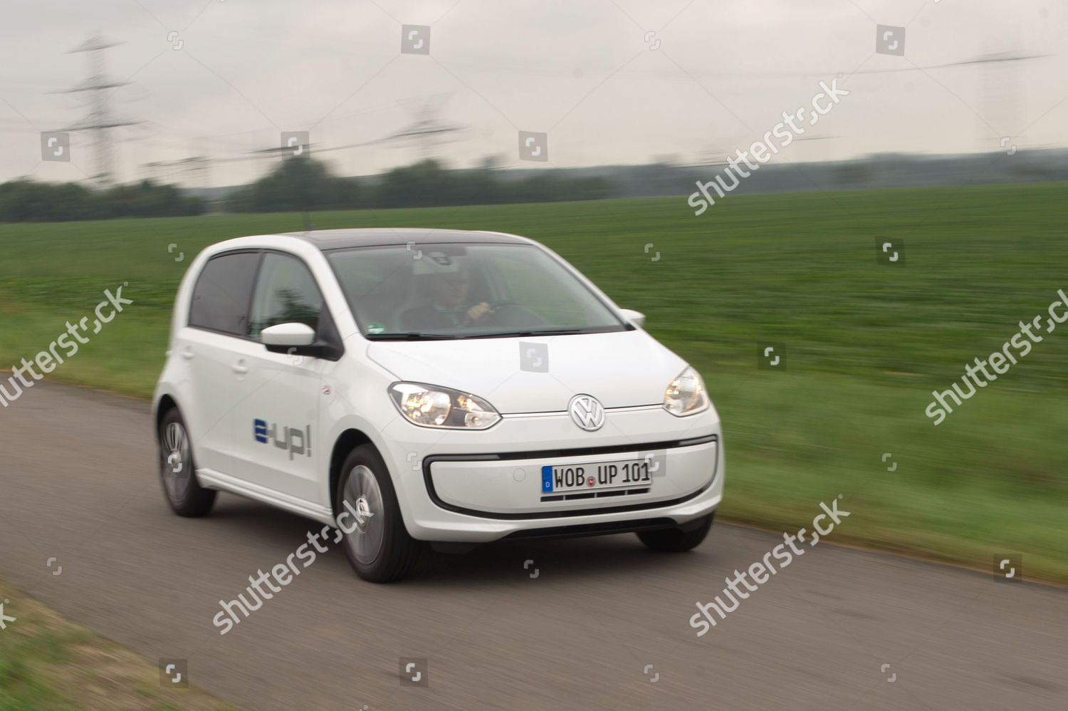 Volkwagen Vw Eup Electric Car Seen Editorial Stock Photo - Stock Image ...