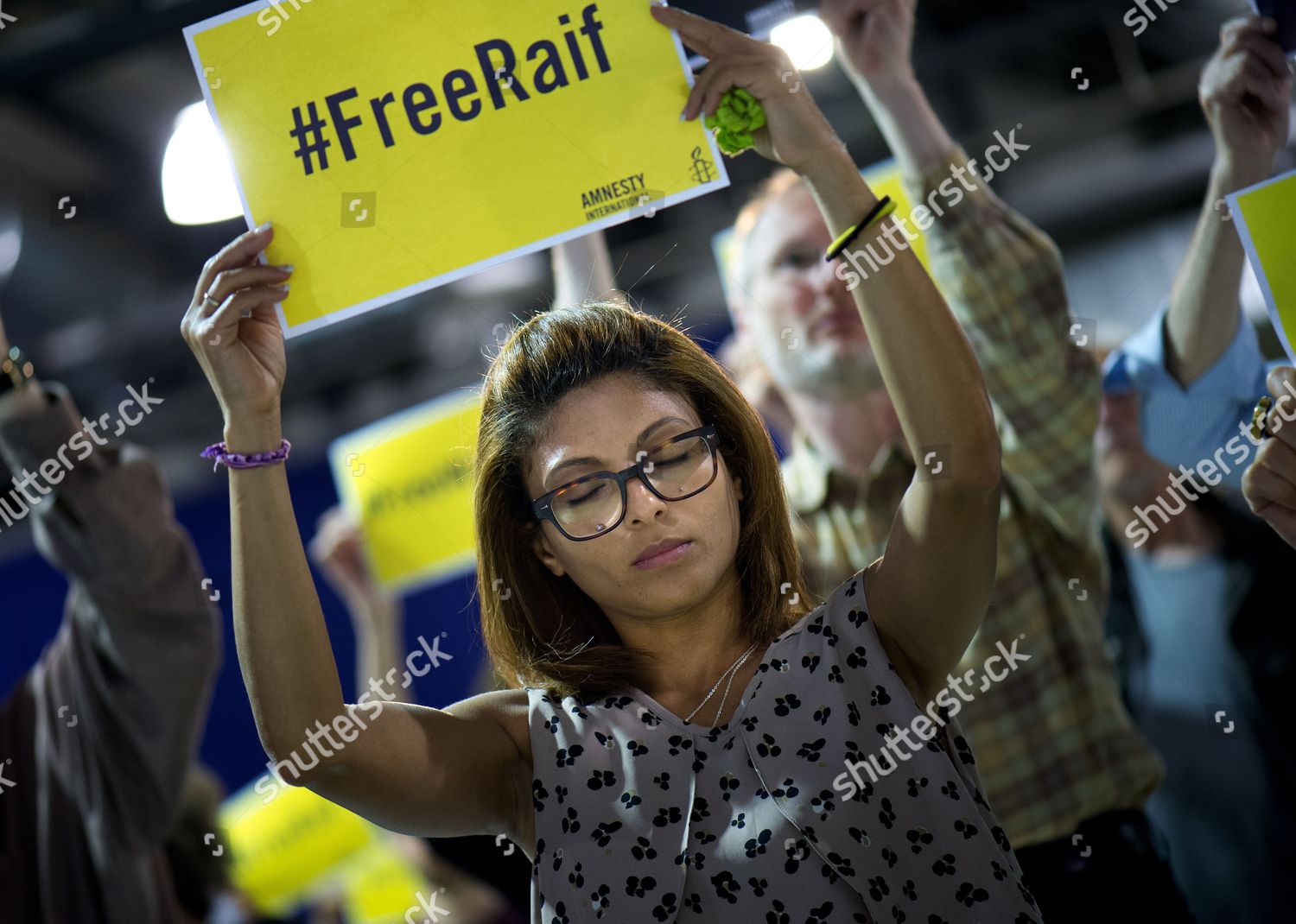 Ensaf Haidar Wife Jailed Saudi Blogger Editorial Stock Photo - Stock ...