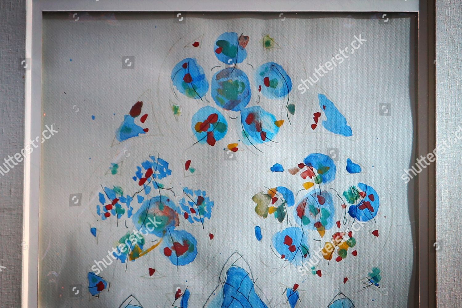 Sketch By French Painter Marc Chagall Editorial Stock Photo - Stock ...