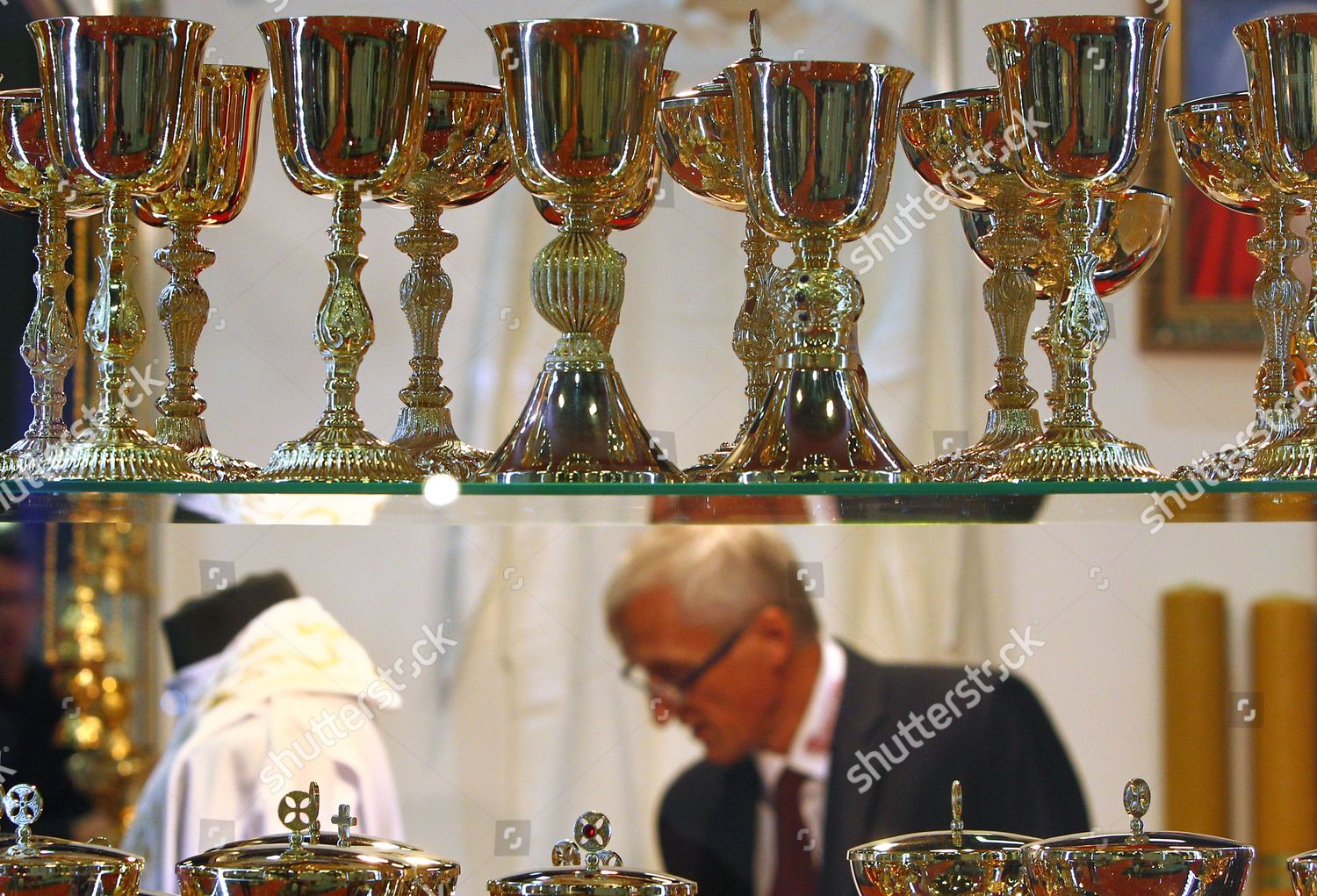 Chalices On Display During 15th International Editorial Stock Photo ...