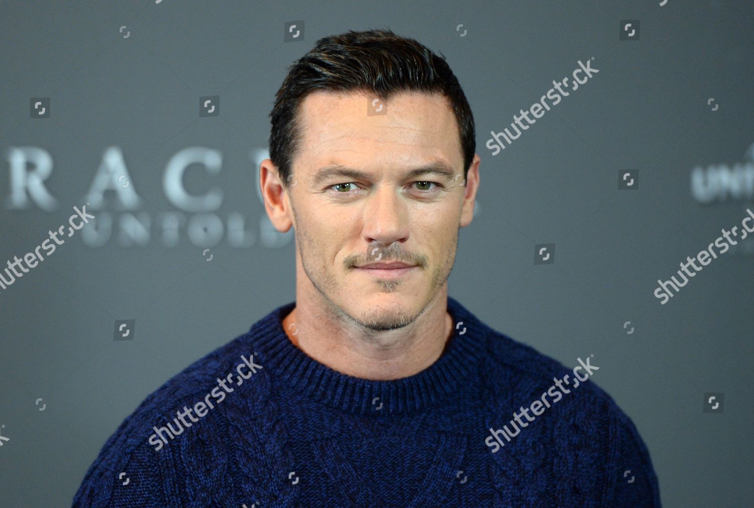 British Actorcast Member Luke Evans Poses Editorial Stock Photo - Stock ...