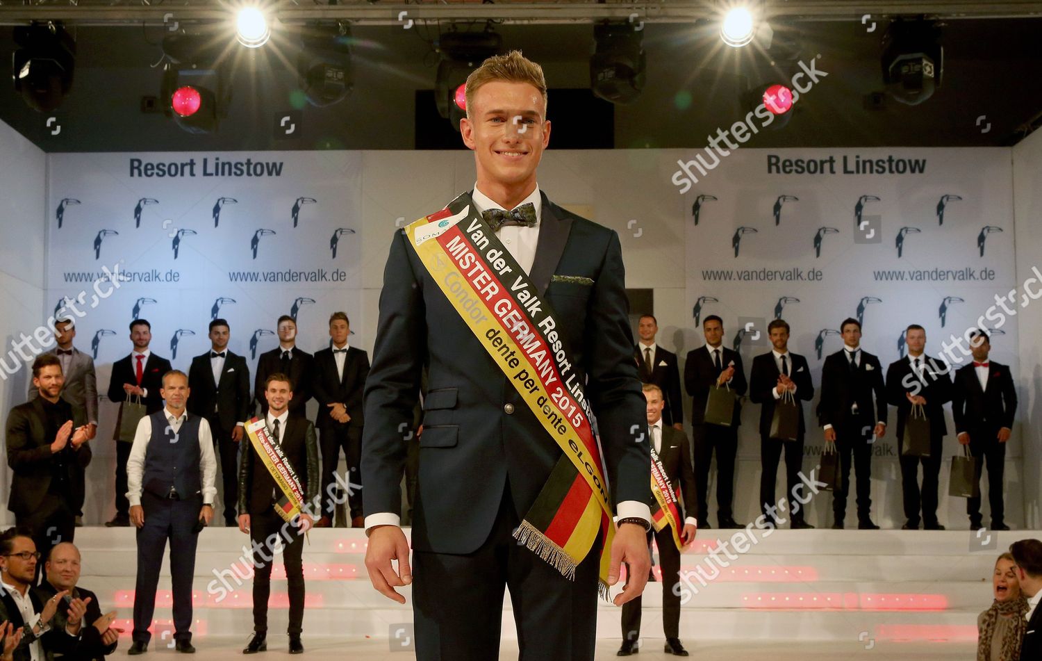 German Contestant Robin Wolfinger Poses After Editorial Stock Photo ...