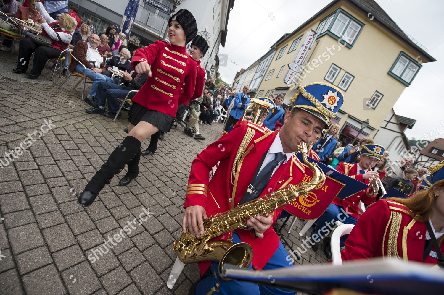 Majorettes L Russian Uniforms Dance Music Editorial Stock Photo - Stock ...
