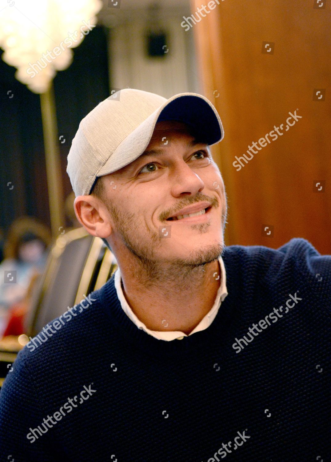 British Actor Luke Evans Who Plays Editorial Stock Photo - Stock Image ...