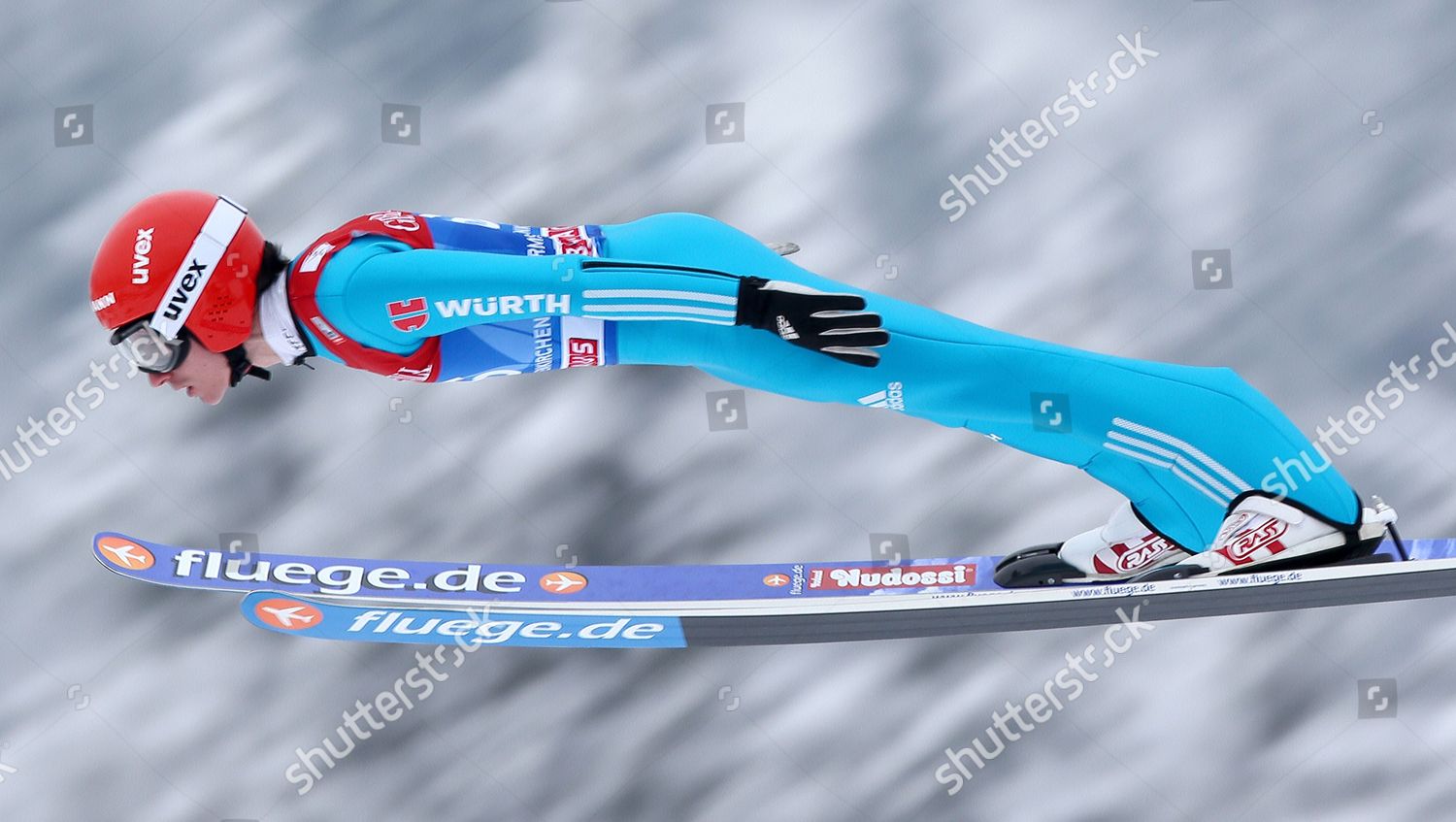 Richard Freitag Germany Soars Through Air Editorial Stock Photo - Stock ...