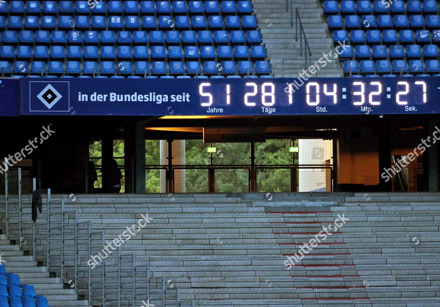 Stadium Clock Imtech Arena Hamburg Shows Editorial Stock Photo - Stock ...